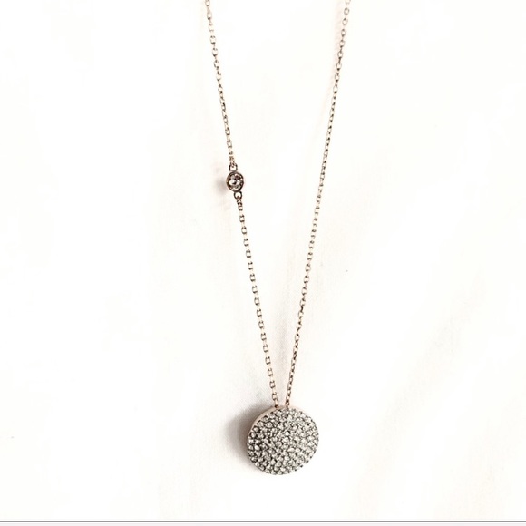 Michael Kors | Jewelry | Nwt Authentic Mk Rose Gold Tone Pave Disc ...